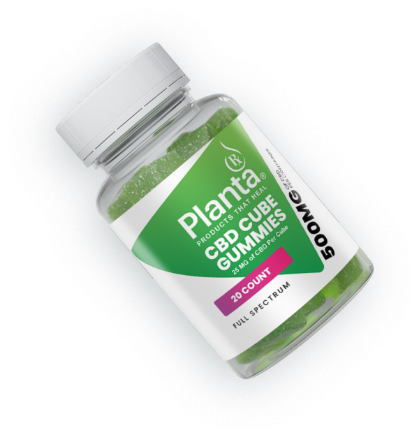1000mg CBD Cube Gummies – Planta Rx®